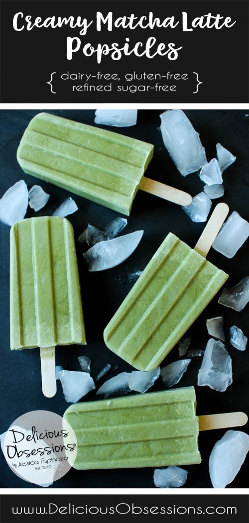 Creamy Matcha Green Tea Popsicles :: Gluten-Free, Dairy-Free, Refined ...